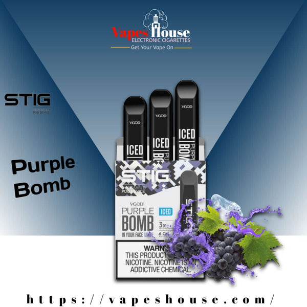 Best Stig Iced Purple Bomb – Get the Chill Vibes – Vapes House