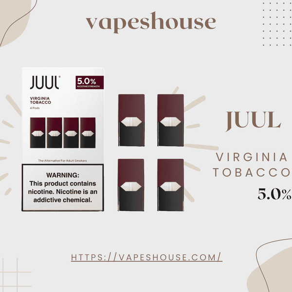 Buy 100% Virginia Tobacco JUUL Pods in Dubai – Just 80 AED! – Vapes House